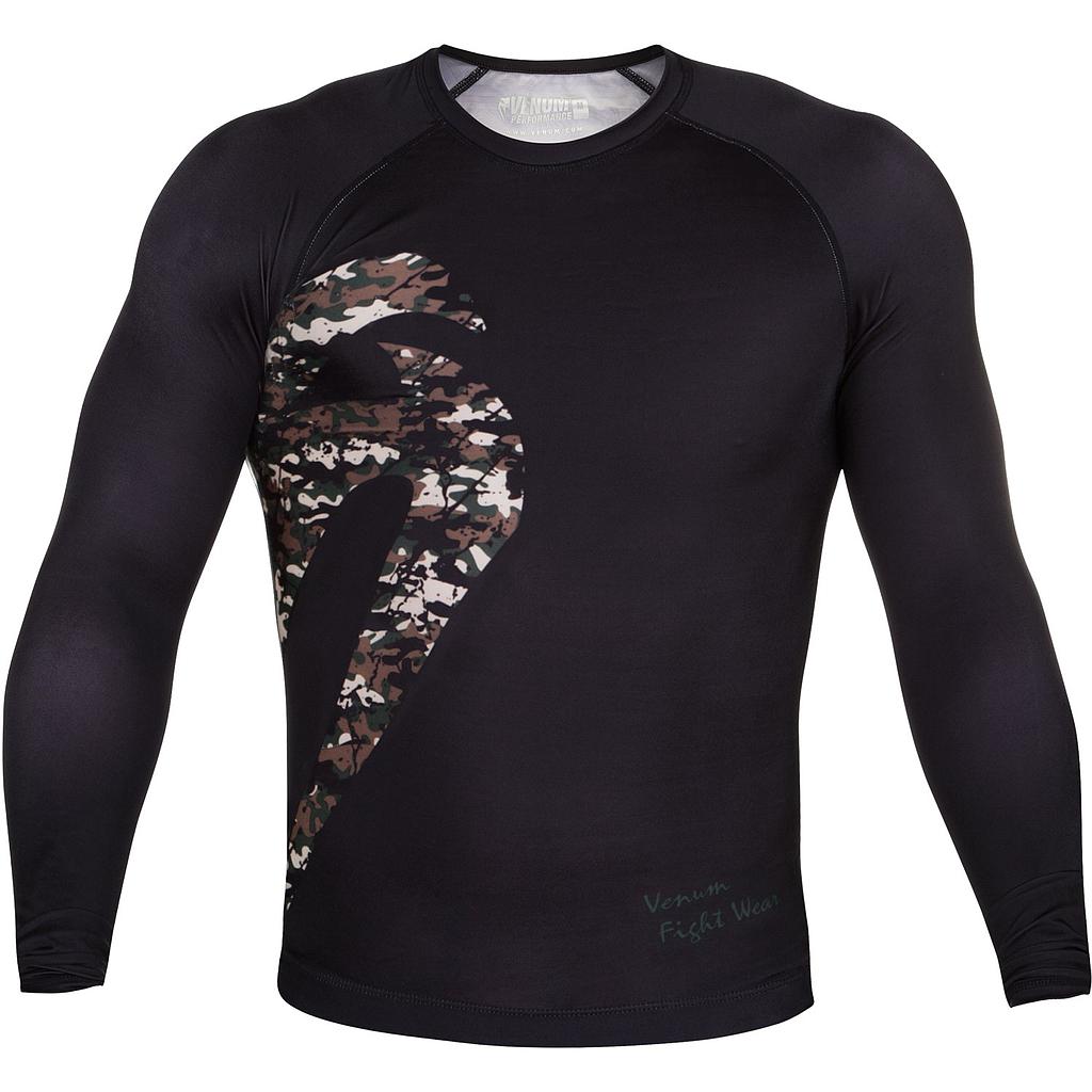 Venum Jungle Camo Rash Guard, lange Ärmel
